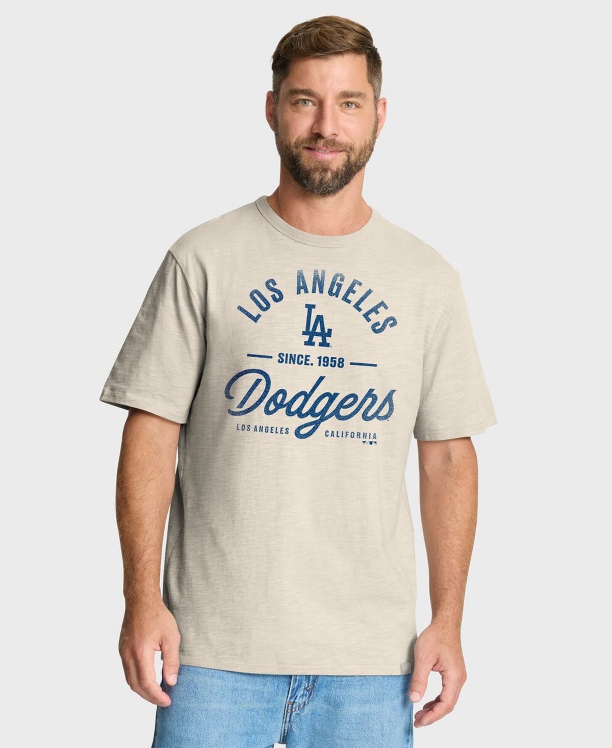 Click here for Fanatics Mens Tan Los Angeles Dodgers Stadium T-Sh... prices