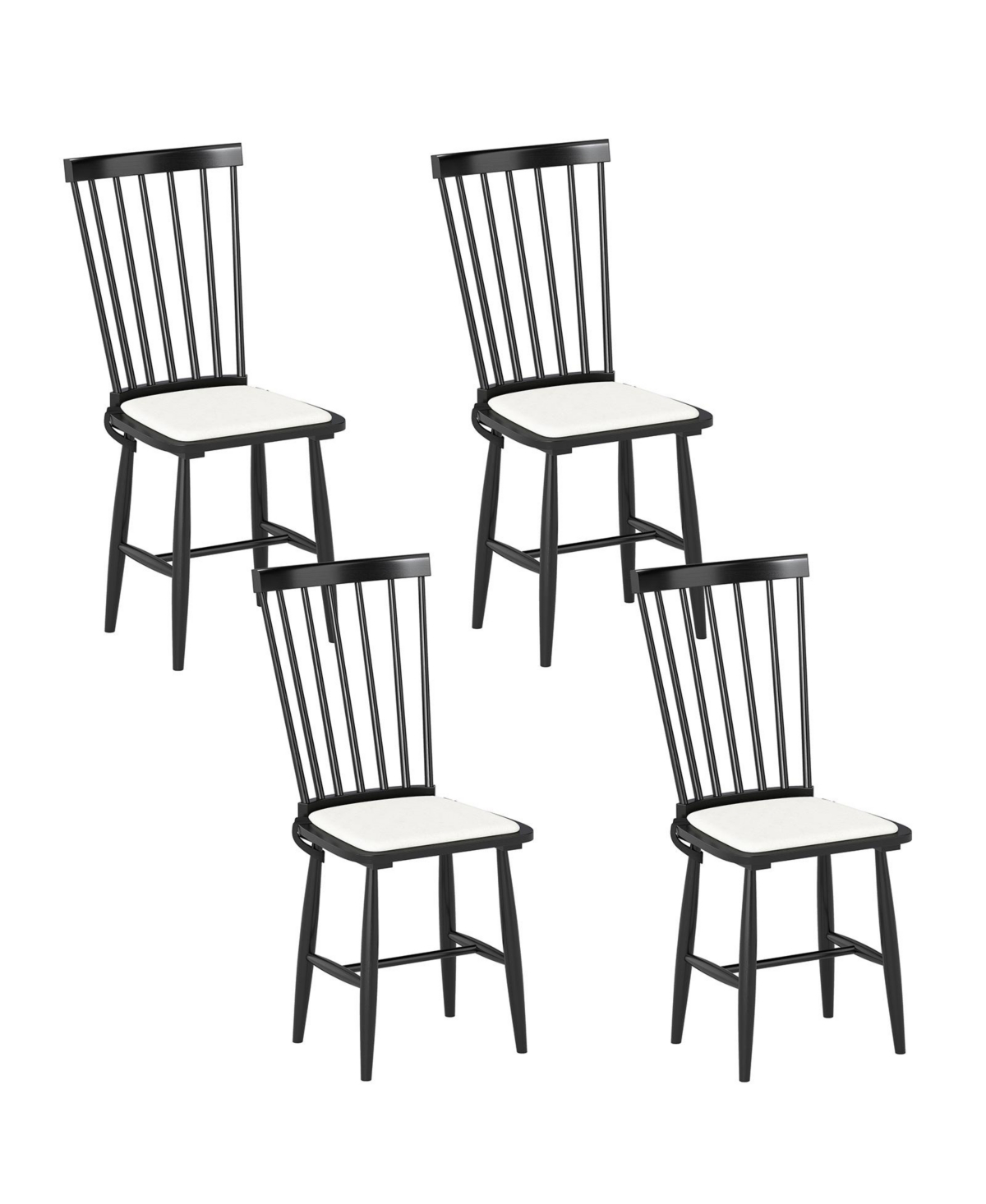 Click here for Costway Dining Chairs with Removable Seat Cushions... prices
