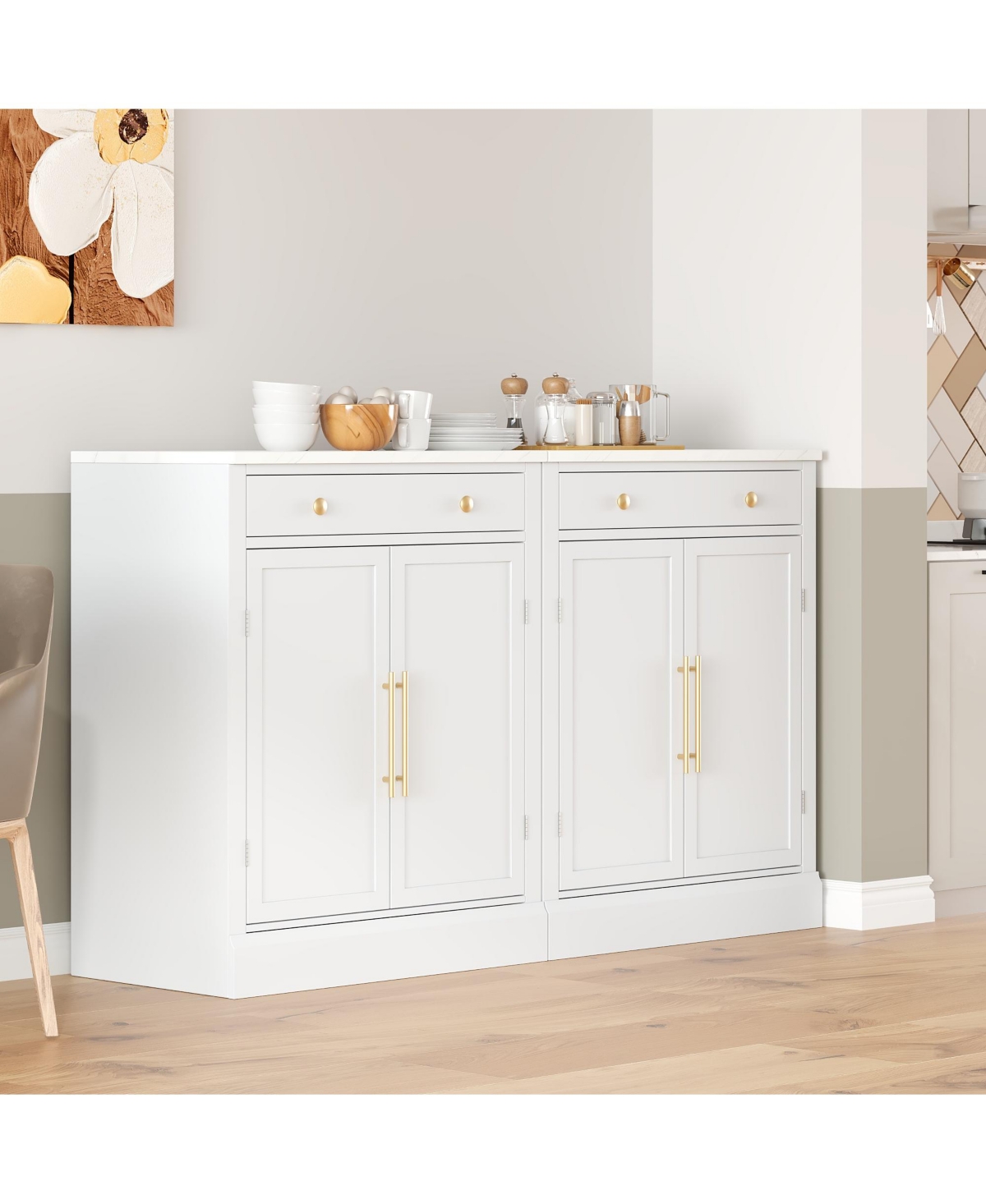 Click here for Boyel Living Set of 2 Modern Freestanding Kitchen... prices