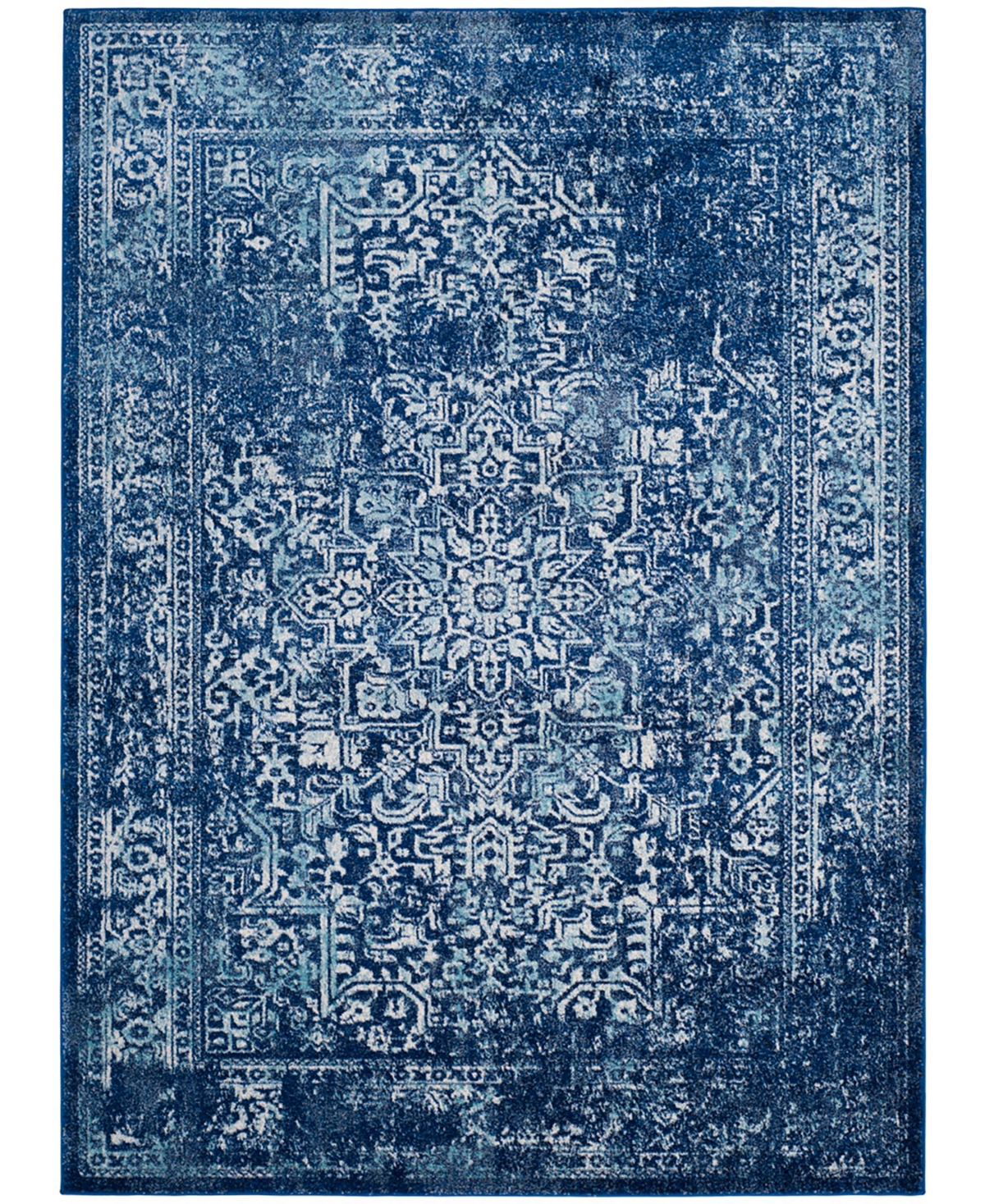 Click here for Safavieh Evoke EVK256A Navy/Ivory 51 x 76 Area Rug prices