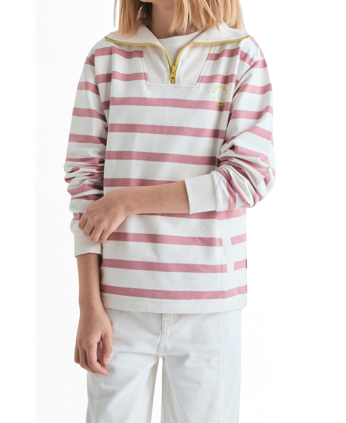 Click here for Scalpers Big Girls 4-16 Striped Turtleneck Sweatsh... prices