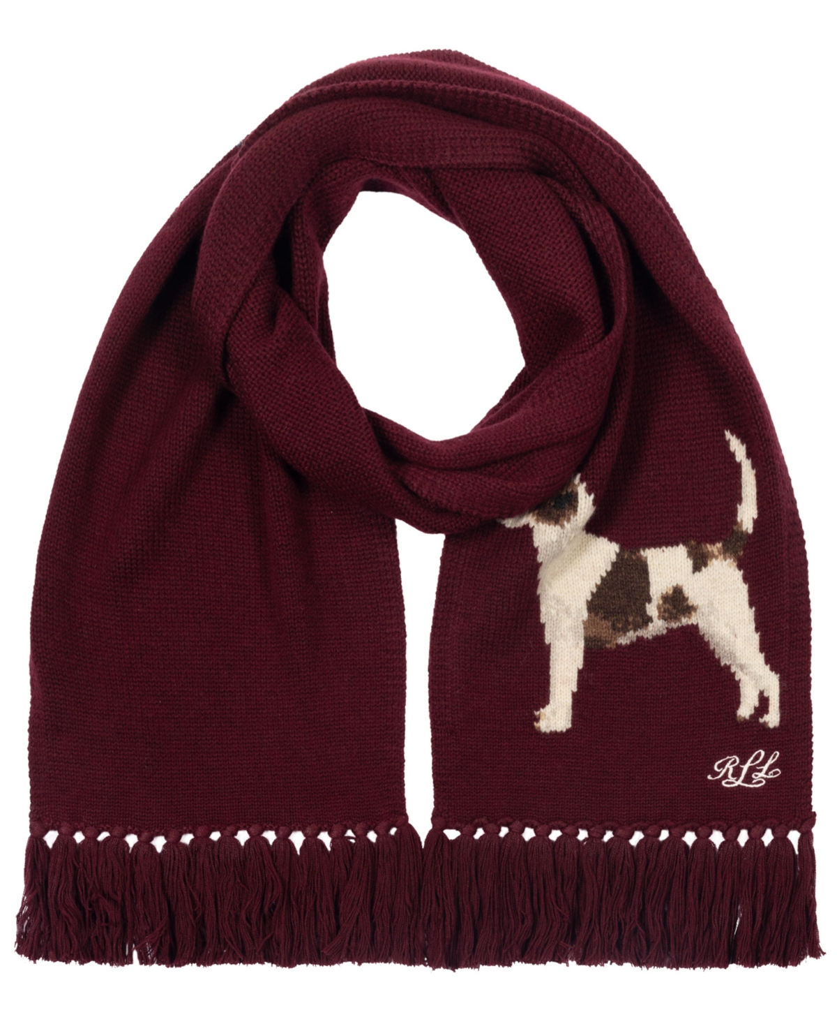 Click here for Lauren Ralph Lauren Jack Russell Merino Scarf - Da... prices
