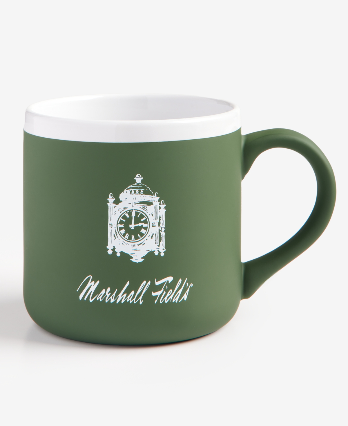 Click here for Marshall Fields Ceramic Green Logo 12-Oz. Mug prices