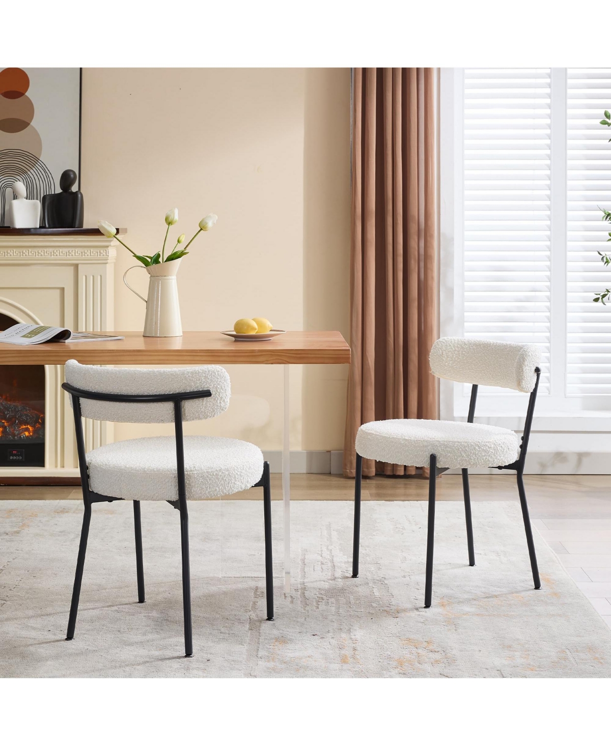Click here for homfan Dining Chairs Set of 2  Upholstered Dining... prices