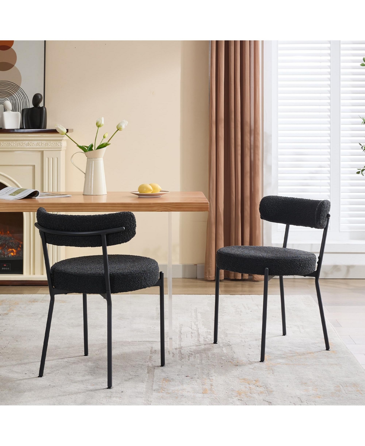 Click here for homfan Dining Chairs Set of 2  Upholstered Dining... prices