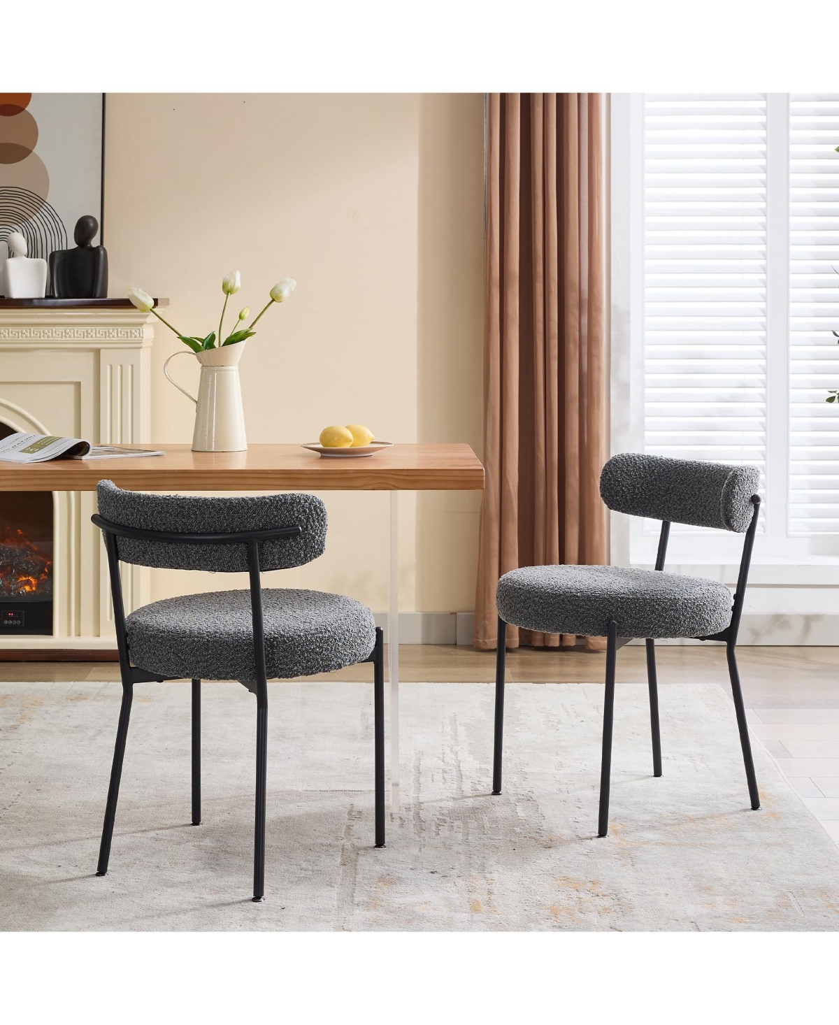 Click here for homfan Dining Chairs Set of 2  Upholstered Dining... prices