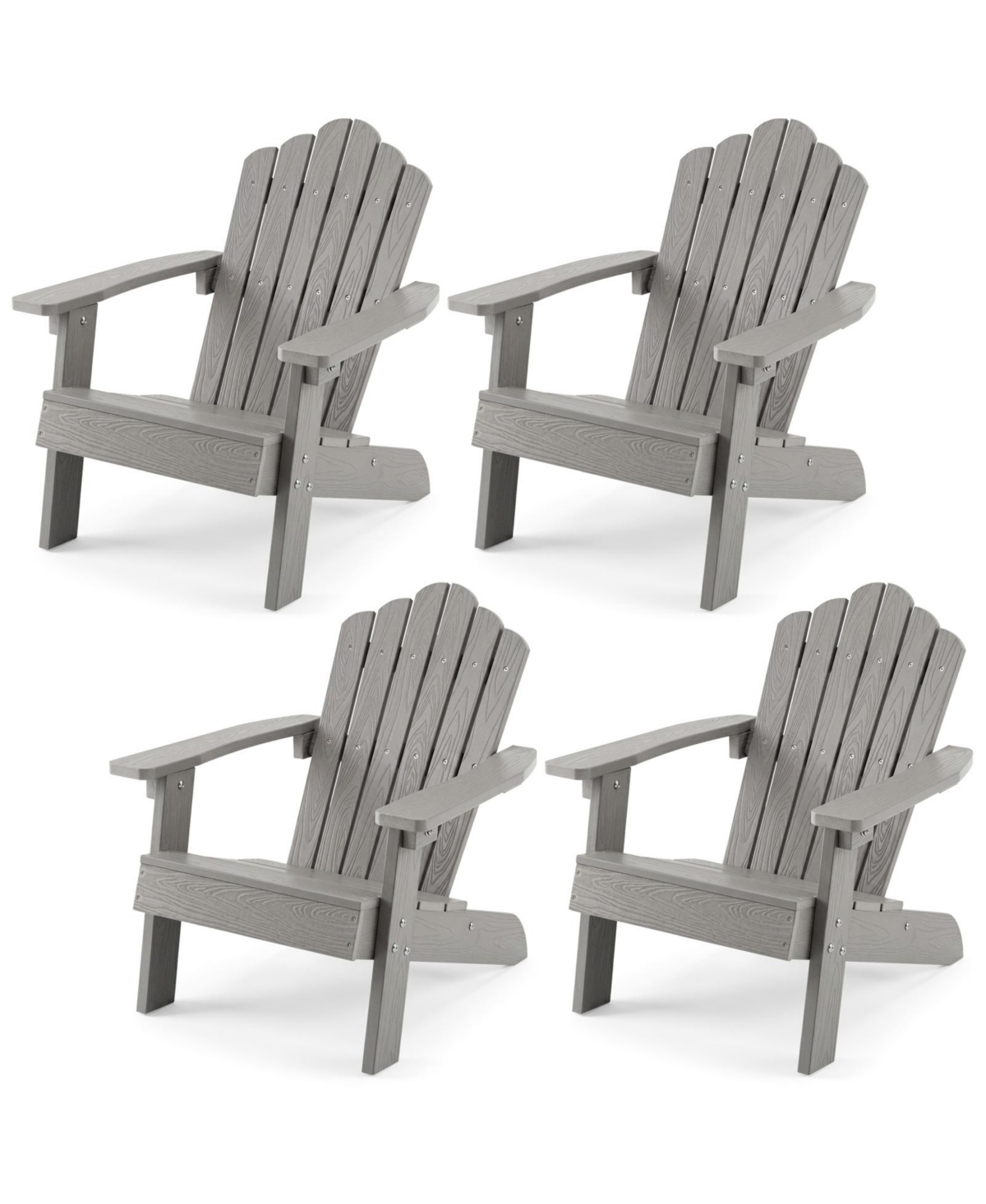 Click here for Gymax Kids Adirondack Chairs Tilted High Backrest... prices