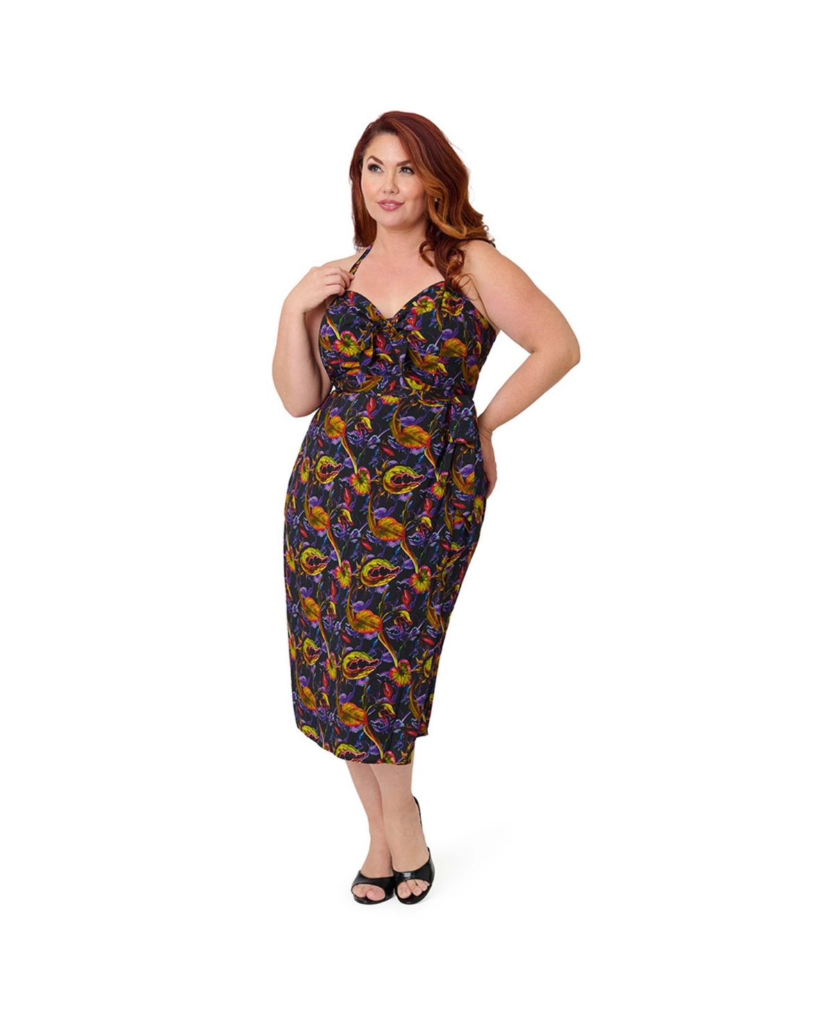 Click here for Unique Vintage Plus Size Leilani Sleeveless Sarong... prices