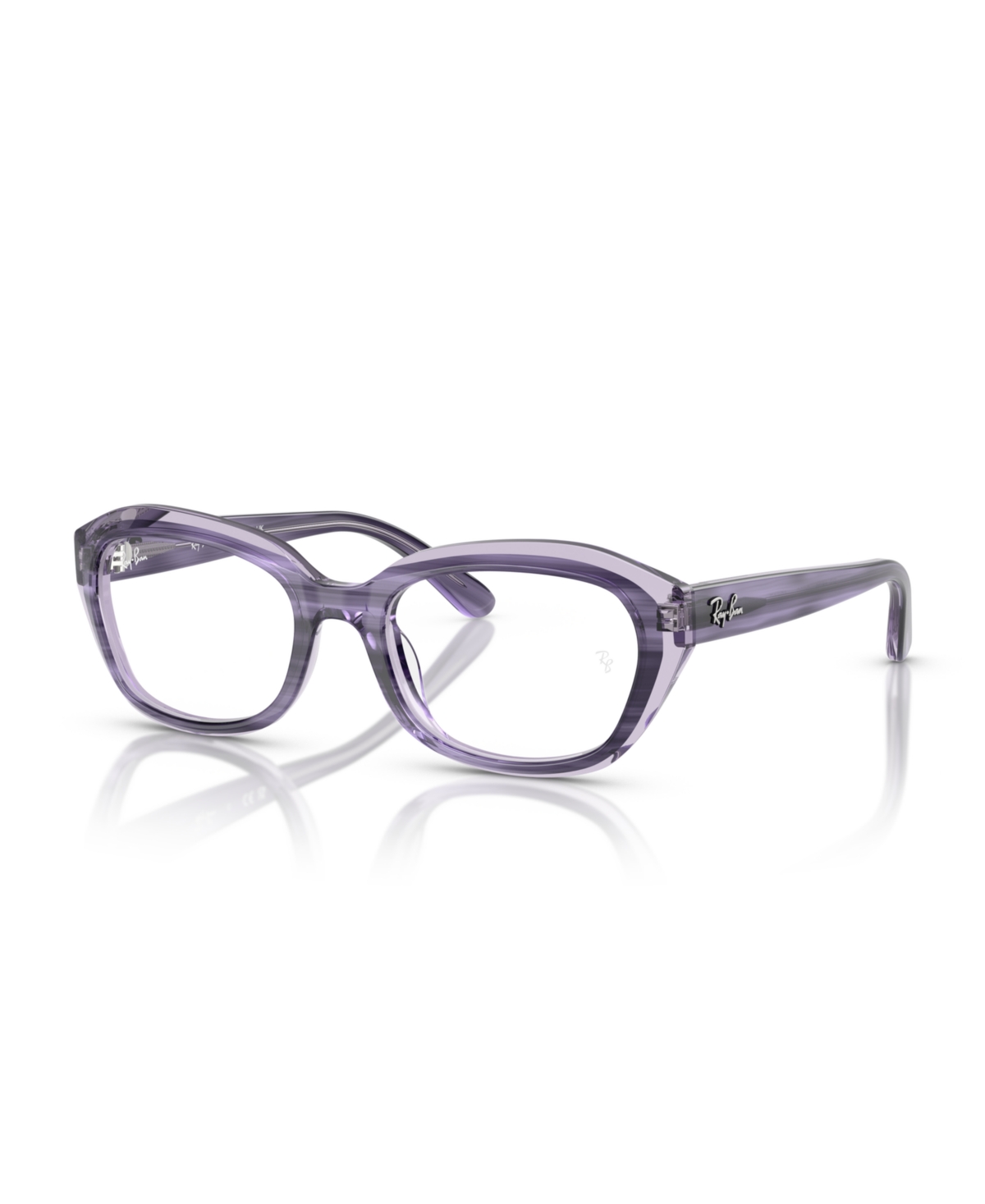 Click here for Ray-Ban Jr Child Eyeglasses  RB1636 - Violet On Cl... prices