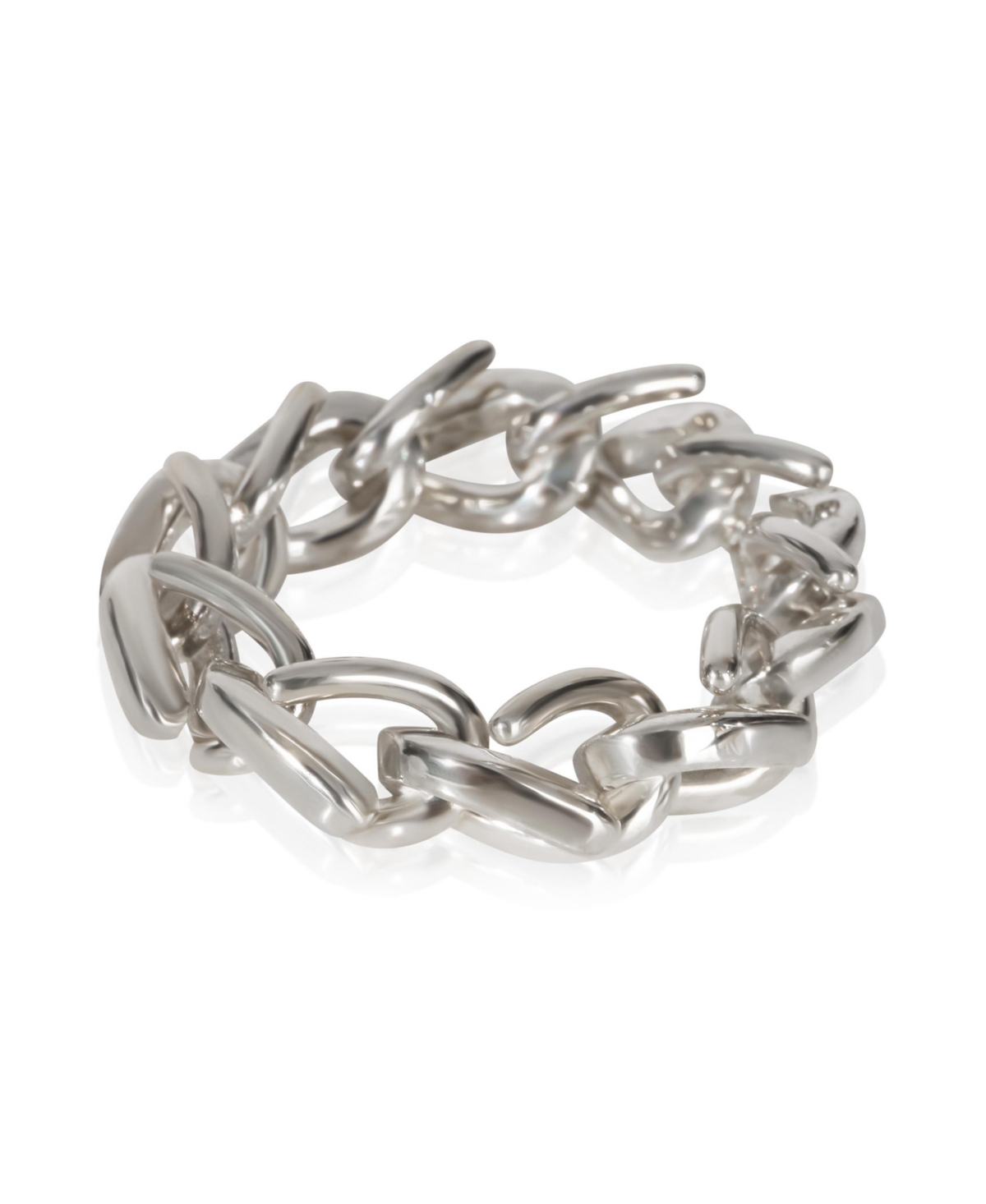 Click here for Pre-Owned Tiffany & Co Sterling Silver Forged Link... prices