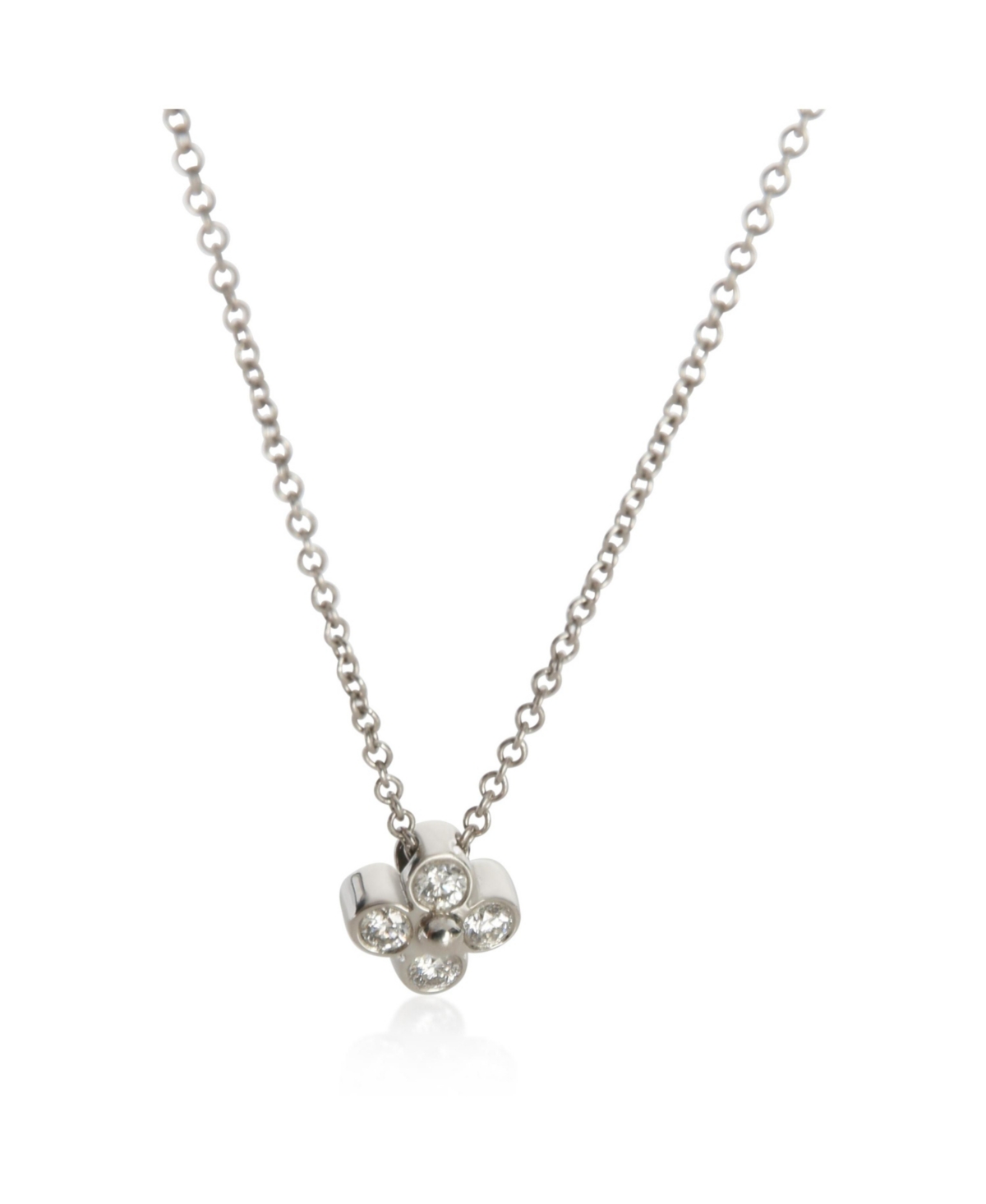 Click here for Pre-Owned Tiffany & Co Platinum Diamond Lace Penda... prices