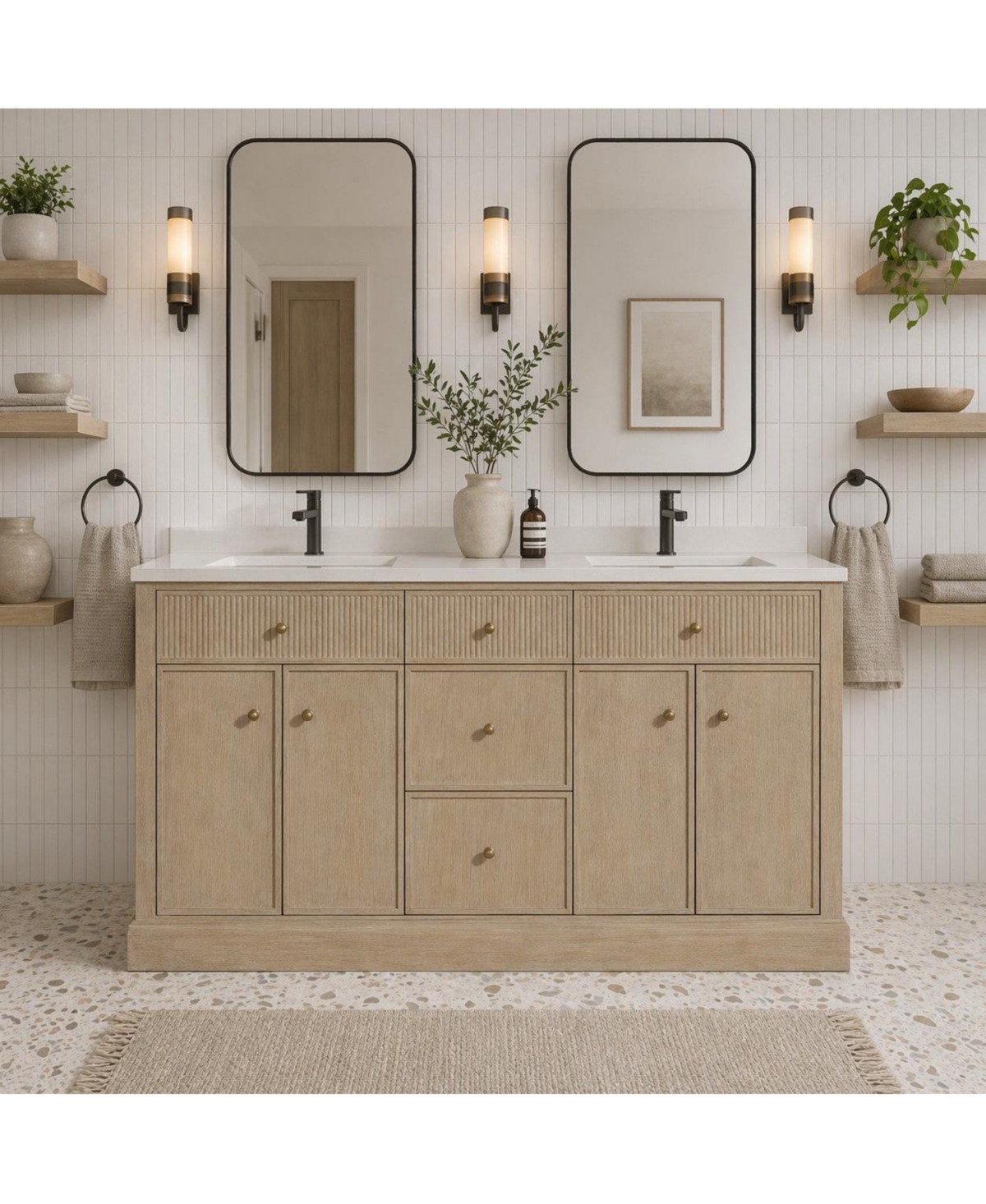 Click here for Ari Bath Redondo 60 Bathroom Vanity - Ash oak prices
