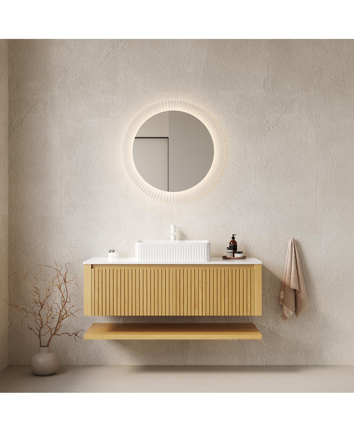 Click here for Sillysis 48 Inch Wall Mounted Bathroom Vanity with... prices