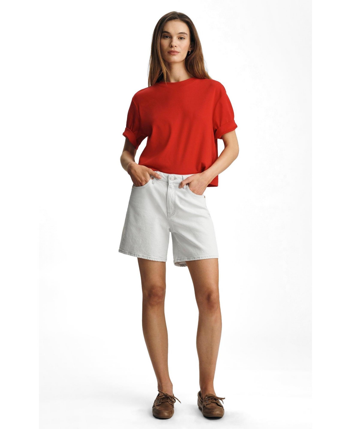 Click here for Mavi Jeans Womens Mavis Heidi High Rise Relaxed Sh... prices