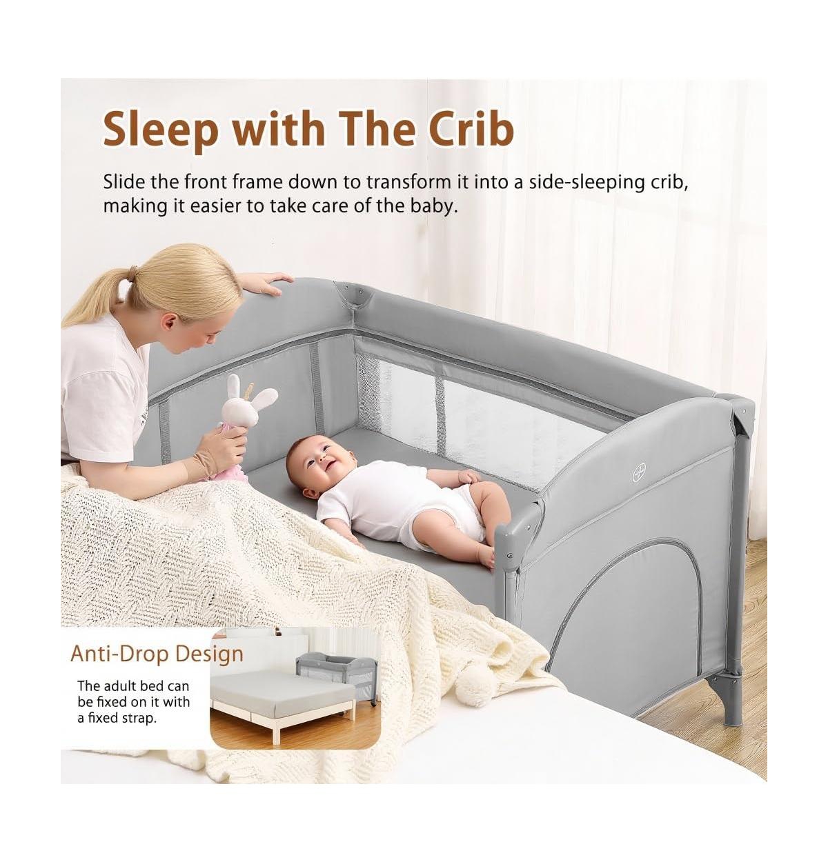 Click here for Gaomon 5-in-1 Foldable Pack and Play Baby Playard... prices