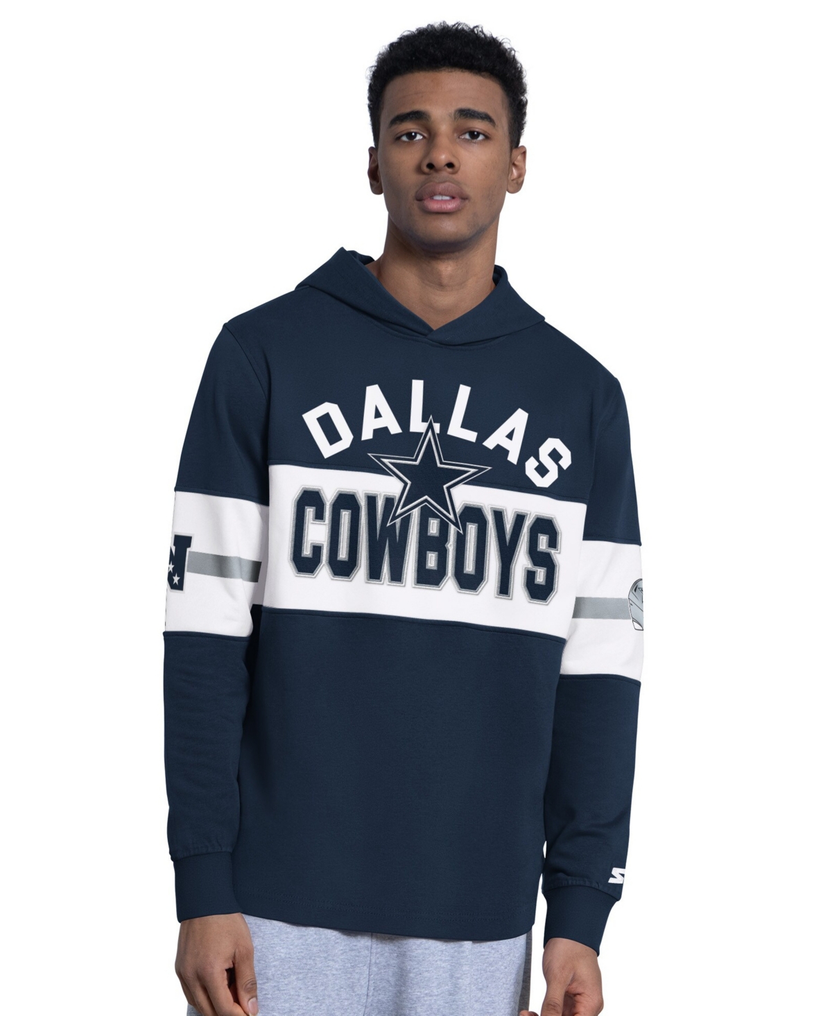 Click here for Starter Mens Navy Dallas Cowboys Fullback Jersey H... prices