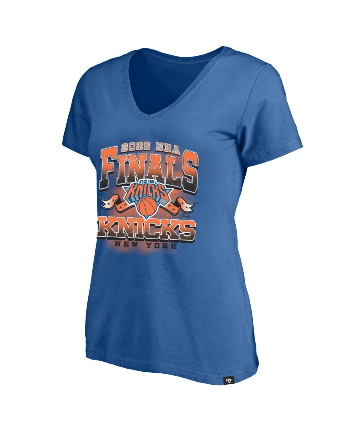 Click here for 47 Brand Womens Royal New York Knicks 2026 Nba Fin... prices