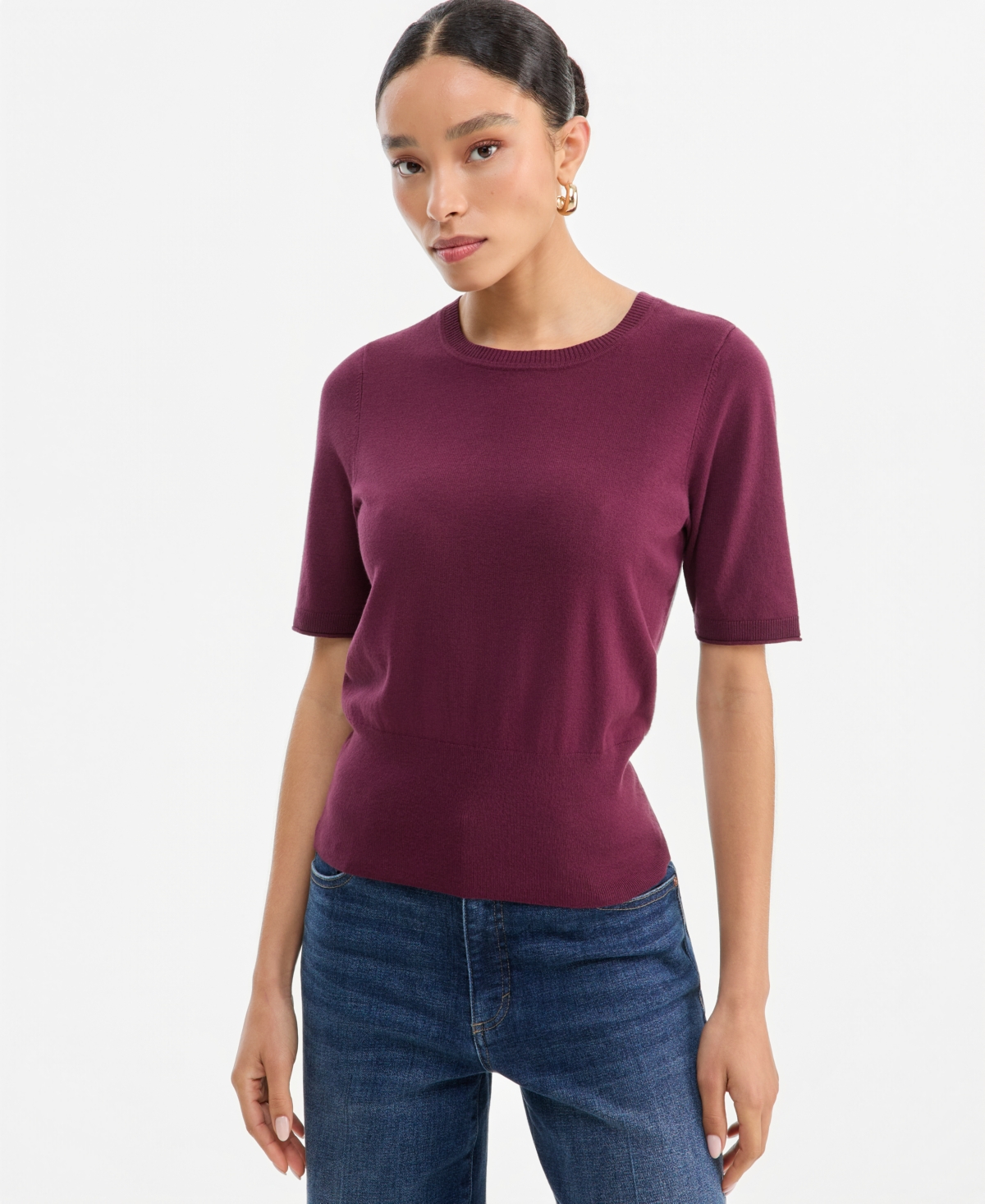Click here for I.n.c. International Concepts Womens Elbow-Sleeve... prices