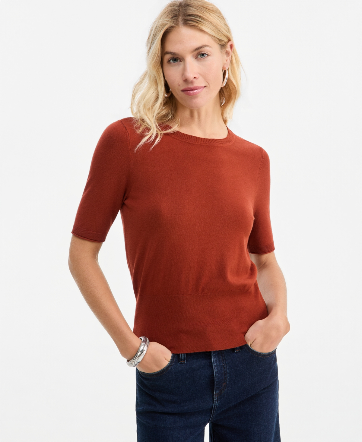 Click here for I.n.c. International Concepts Womens Elbow-Sleeve... prices