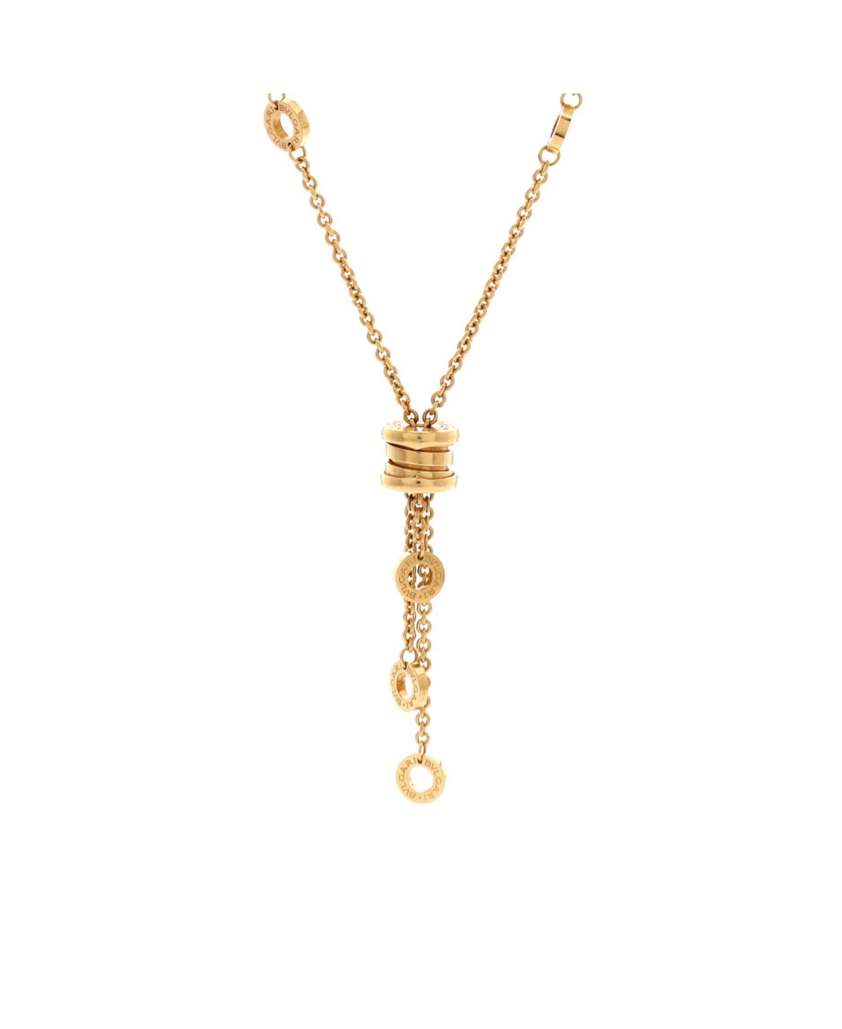 Click here for Pre-Owned Bvlgari B.Zero1 3 Charm Necklace - 18k y... prices