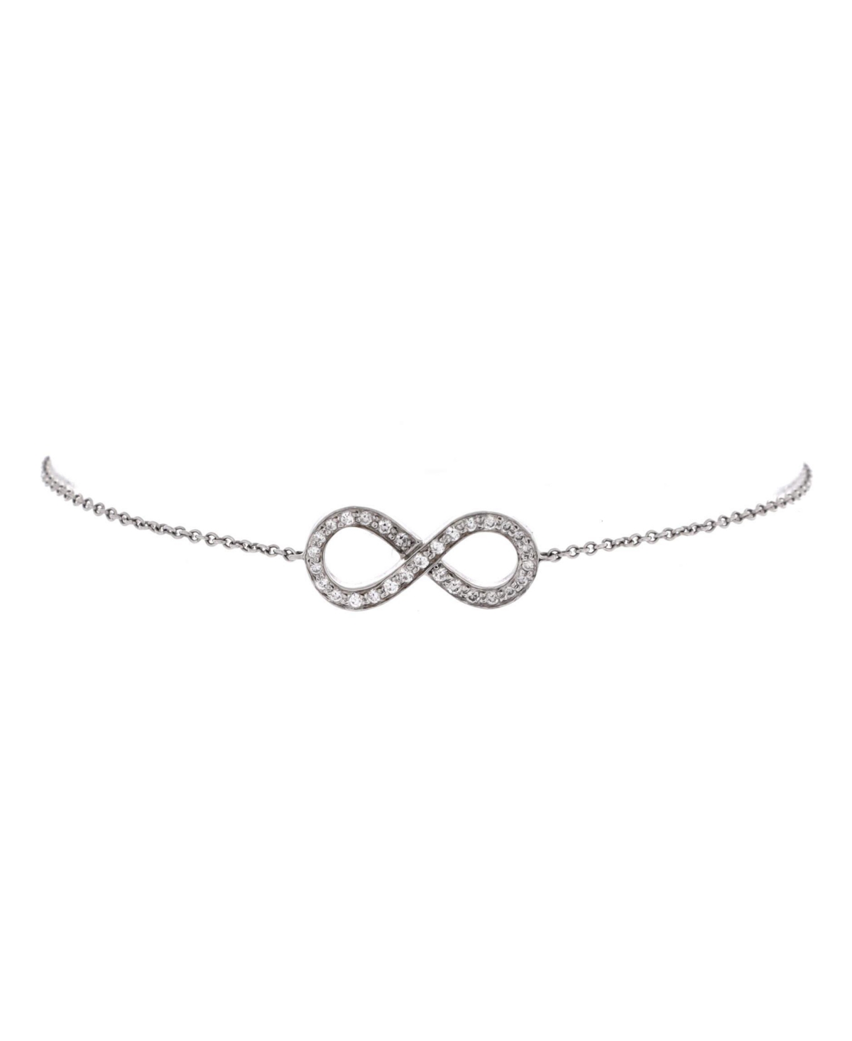 Click here for Pre-Owned Tiffany & Co Infinity Bracelet - Platinu... prices
