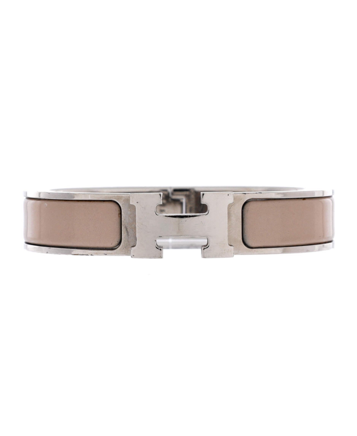 Click here for Pre-Owned HERMES Clic H Bracelet - Enamel  metal prices