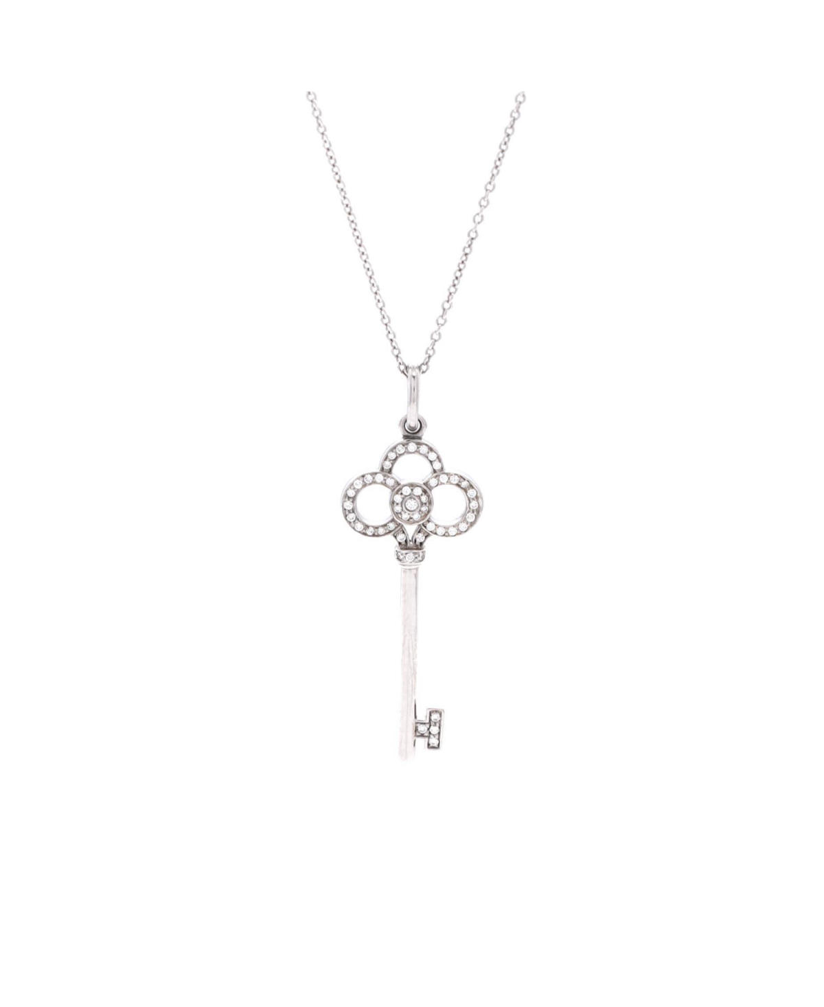Click here for Pre-Owned Tiffany & Co Crown Key Pendant Necklace... prices