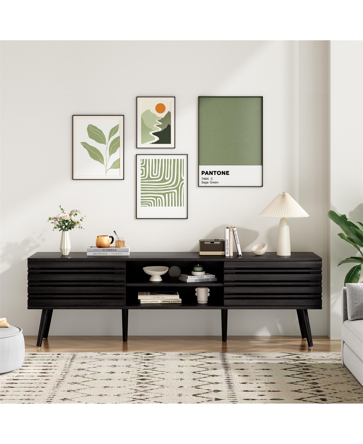 Click here for Clihome Mid Century Modern Storage Tv Stands for u... prices