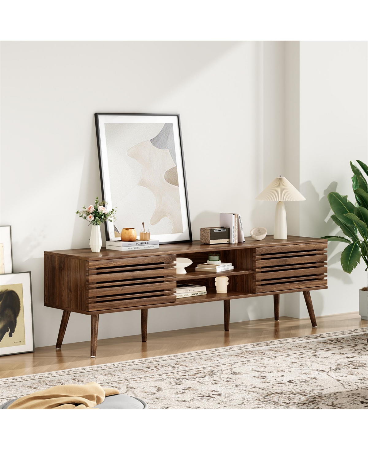 Click here for Clihome Mid Century Modern Storage Tv Stands for u... prices