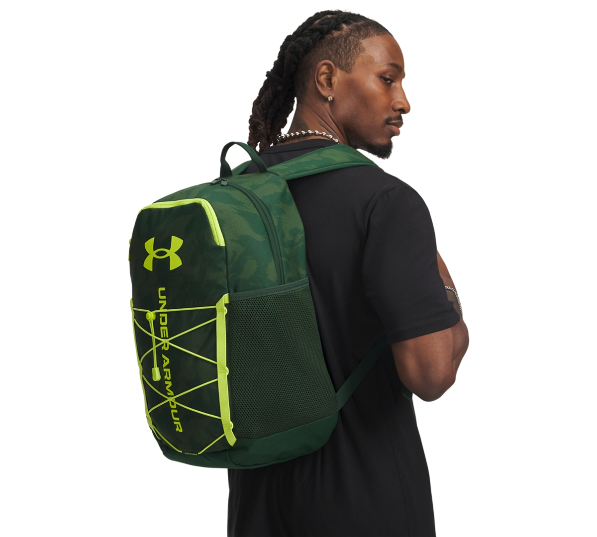 Click here for Under Armour Mens Hustle Sport 6.0 Backpack - Fore... prices