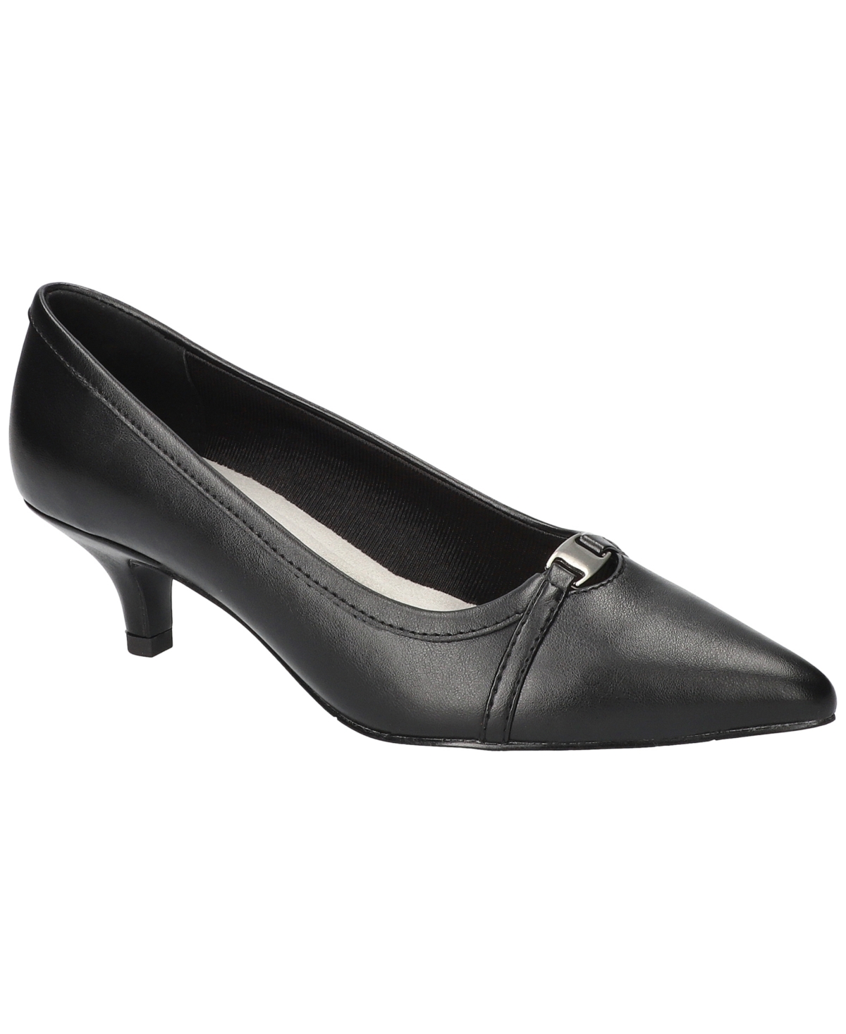 Click here for Easy Street Womens Zayn Slip-On Pumps - Black prices