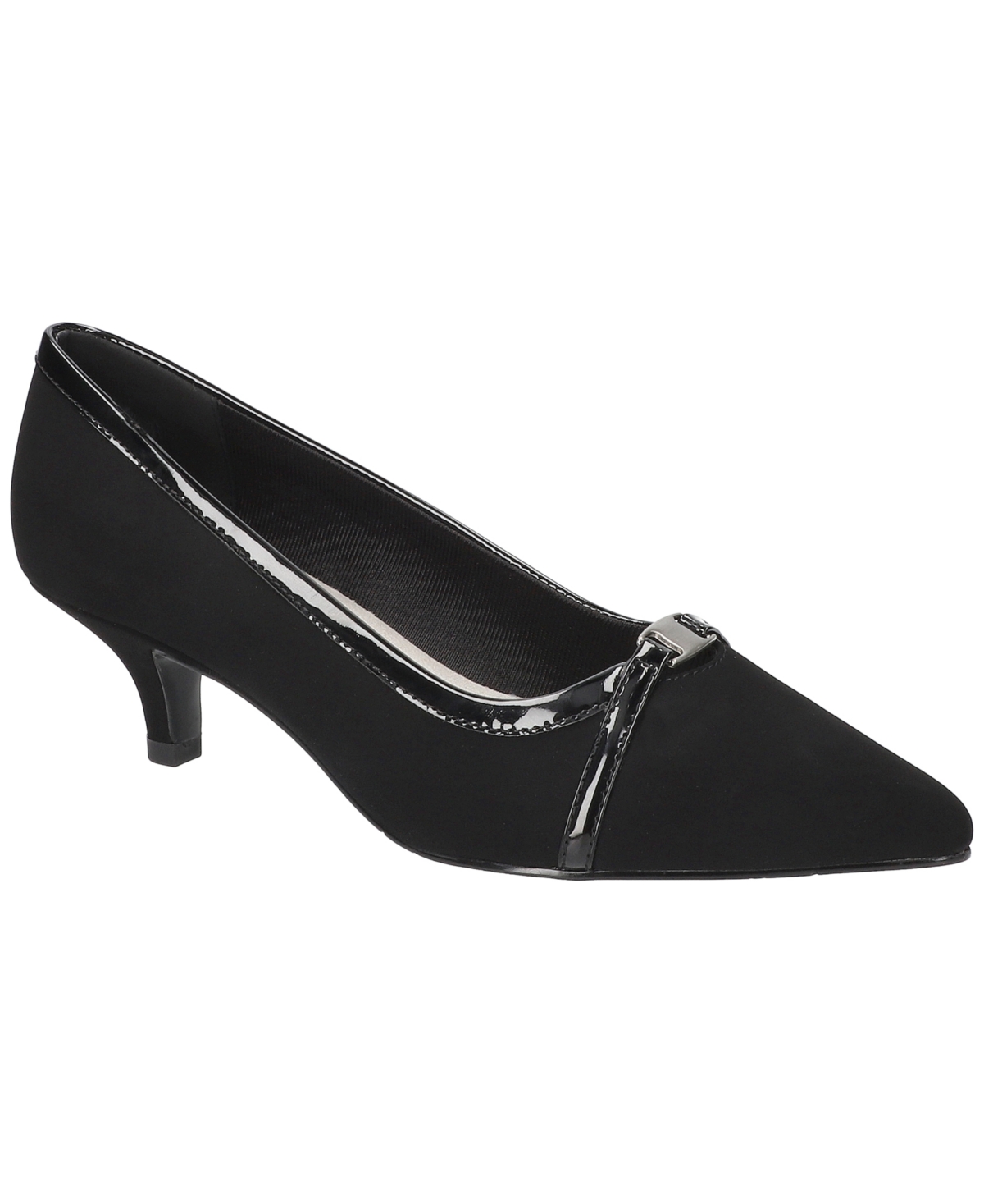 Click here for Easy Street Womens Zayn Slip-On Pumps - Black Lamy prices
