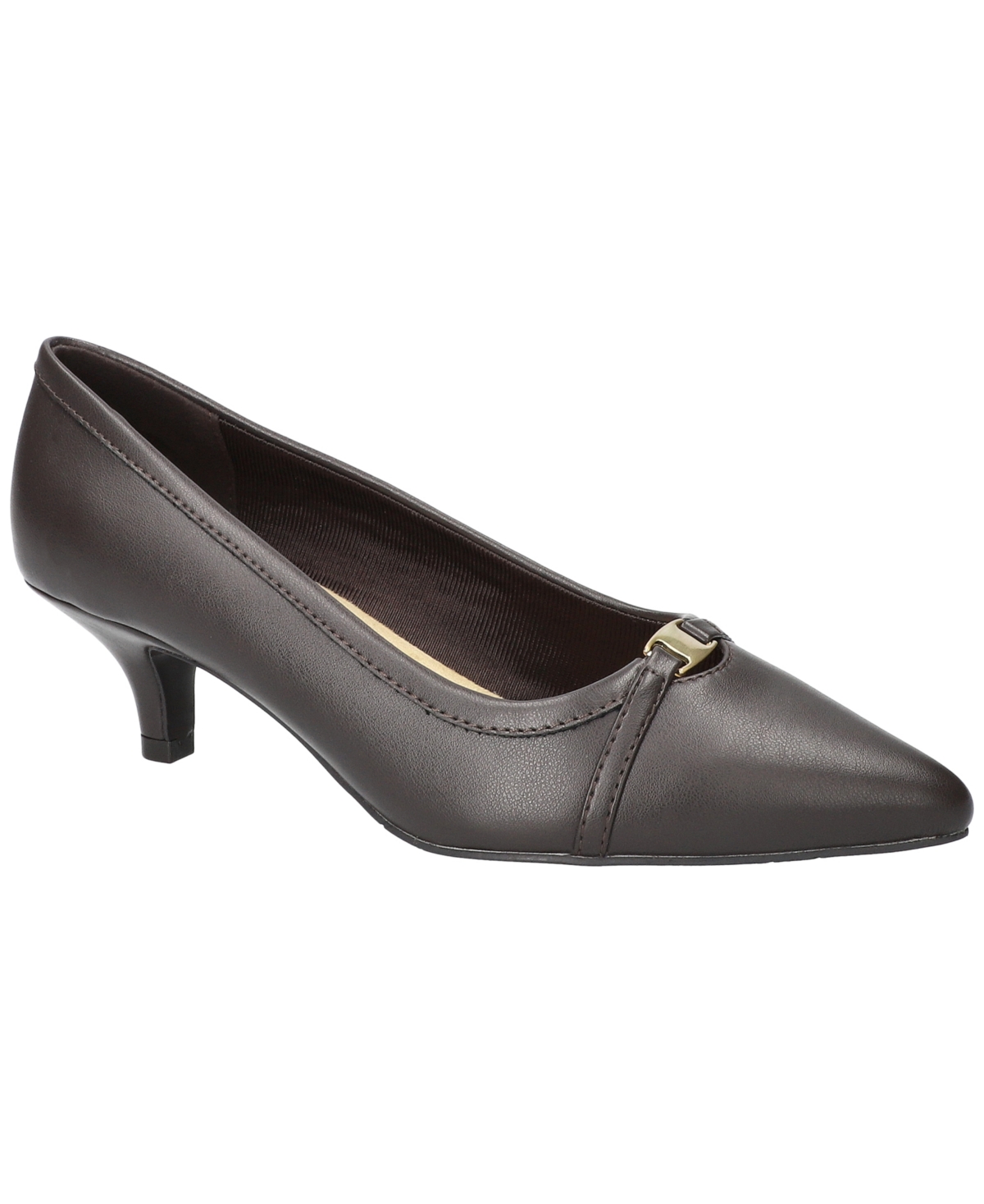 Click here for Easy Street Womens Zayn Slip-On Pumps - Brown prices