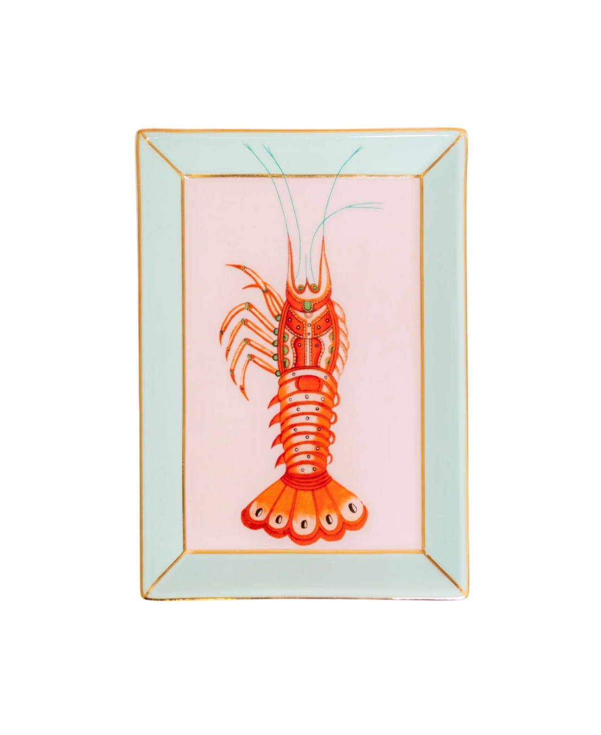 Click here for Yvonne Ellen Lobster Rectangular Trinket Dish - Mu... prices