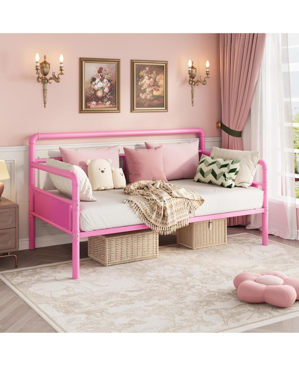 Click here for gaomon Metal Daybed Frame Full Size  Heavy Duty Da... prices