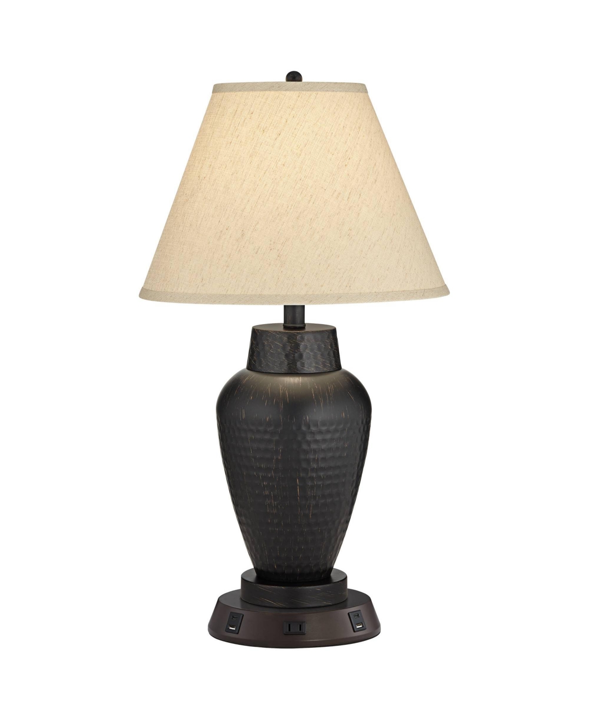 Click here for Regency Hill Modern Table Lamp with Usb and Ac Pow... prices