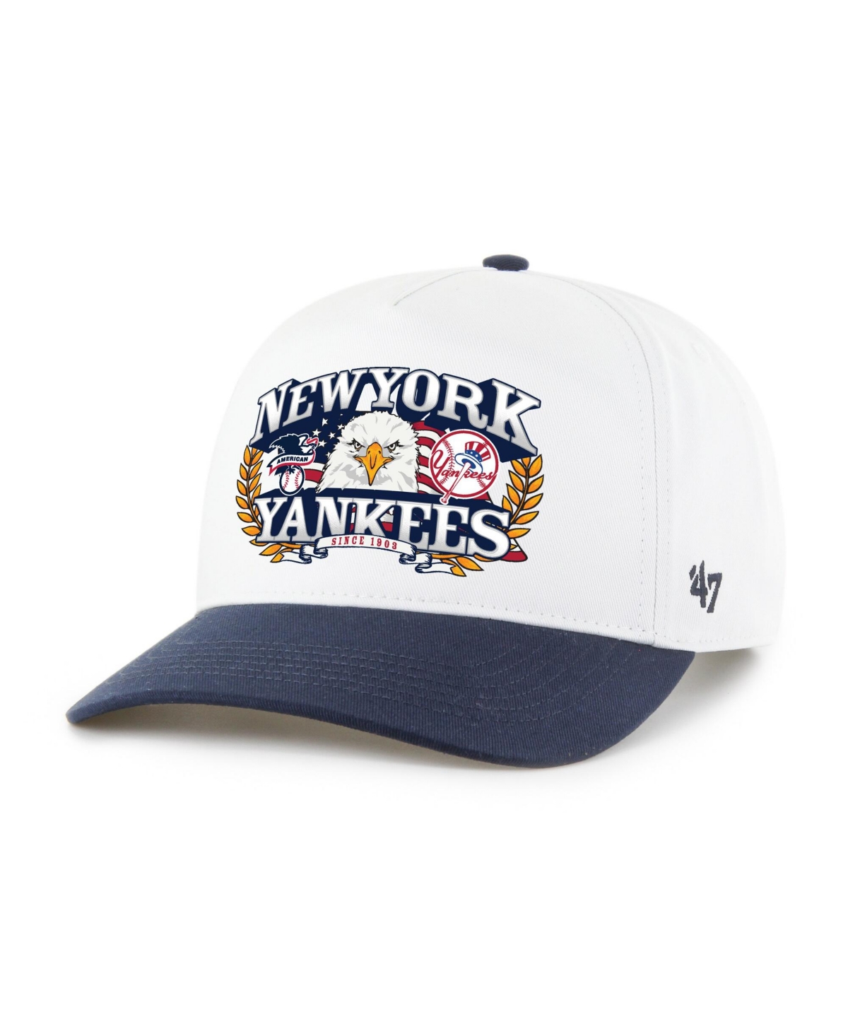 Click here for 47 Brand Mens White  Navy New York Yankees America... prices