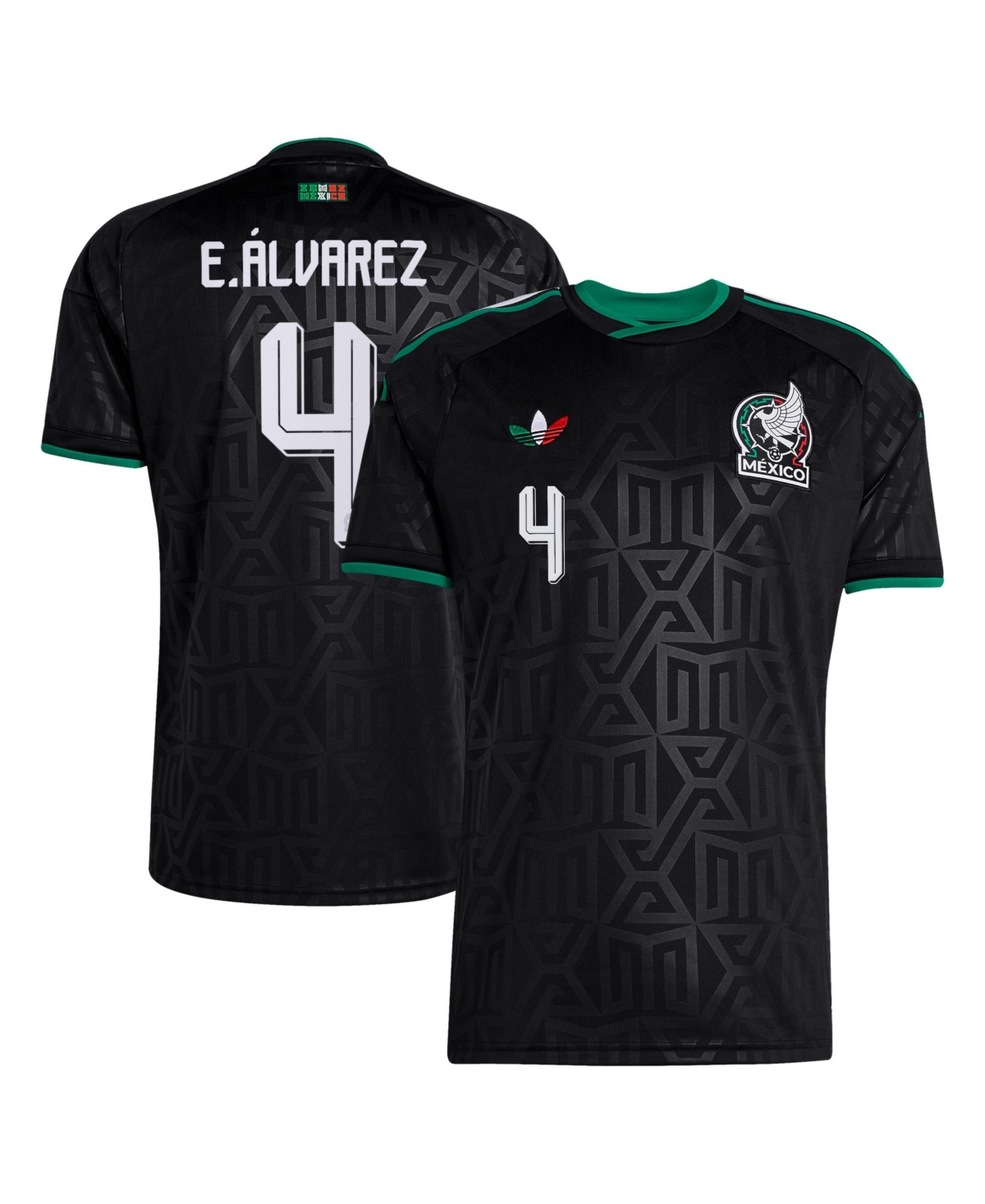 Click here for Adidas Mens Edson Alvarez Black Mexico National Te... prices