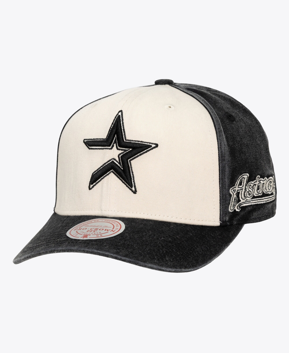 Click here for Mitchell & Ness Mens and Womens Cream/Black Housto... prices