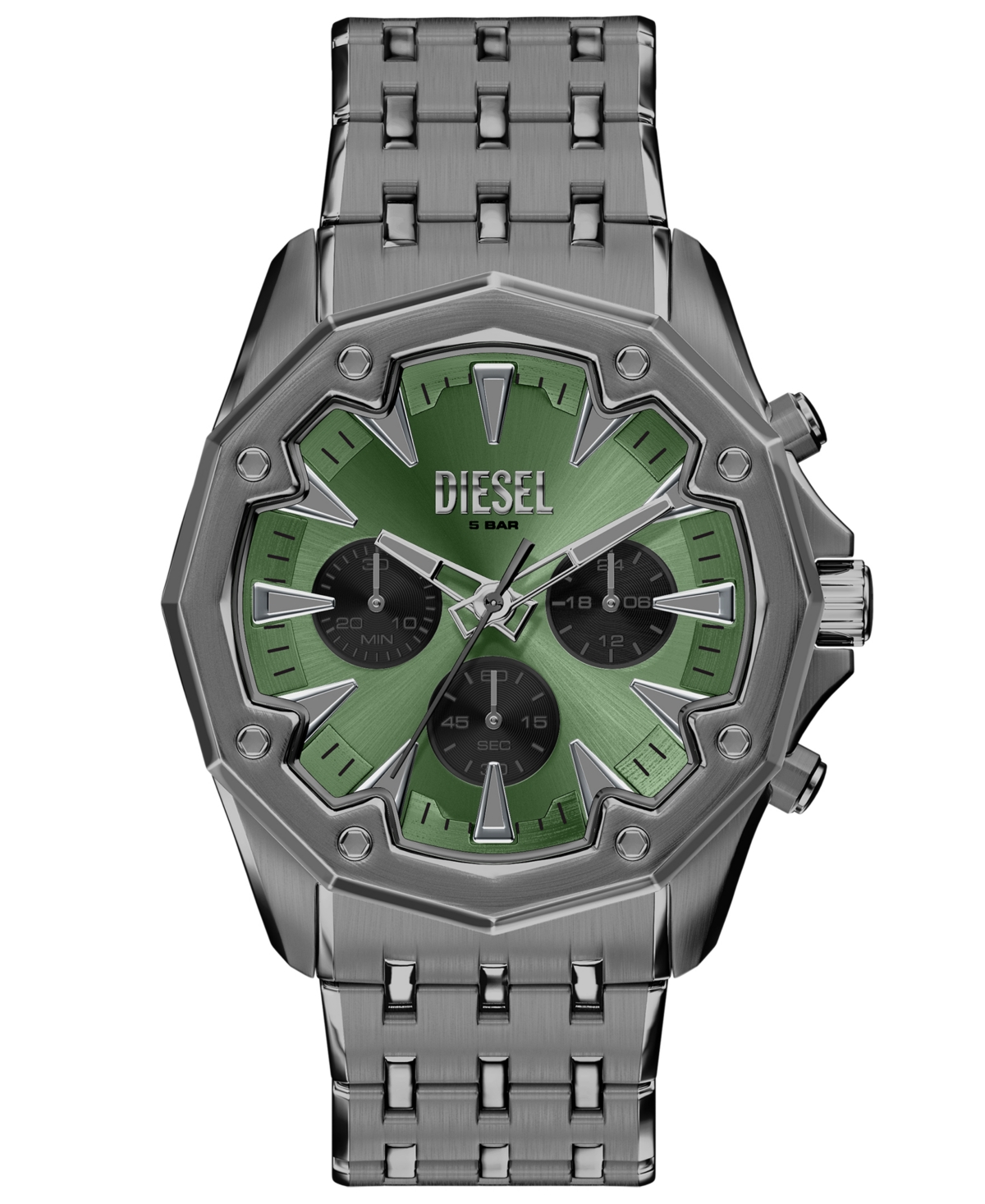 Click here for Diesel Mens Stinger Quartz Chronograph Gunmetal St... prices