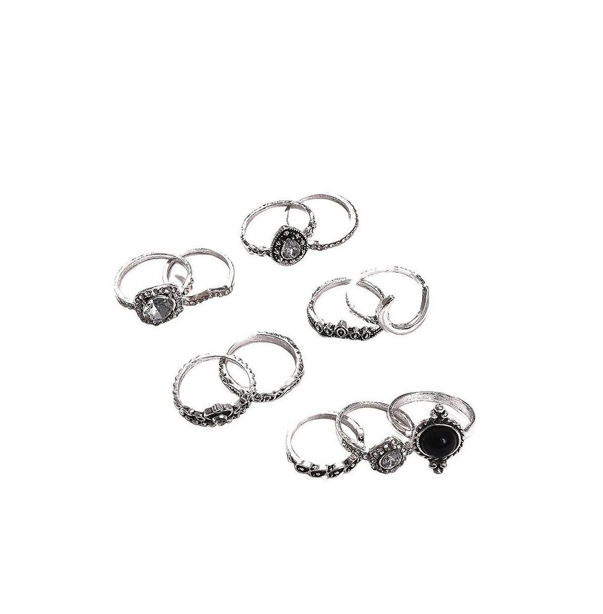 Click here for Sohi Womens Snake Cocktail Ring - Silver prices
