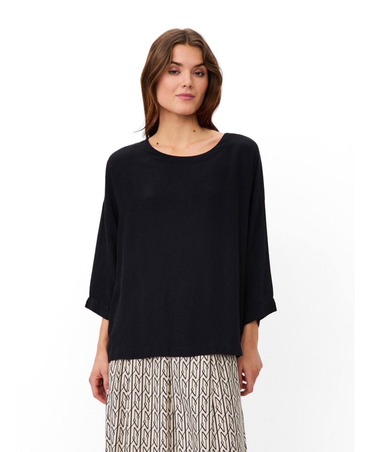 Click here for Masai Copenhagen Womens Mabecca Round Neck Draped... prices