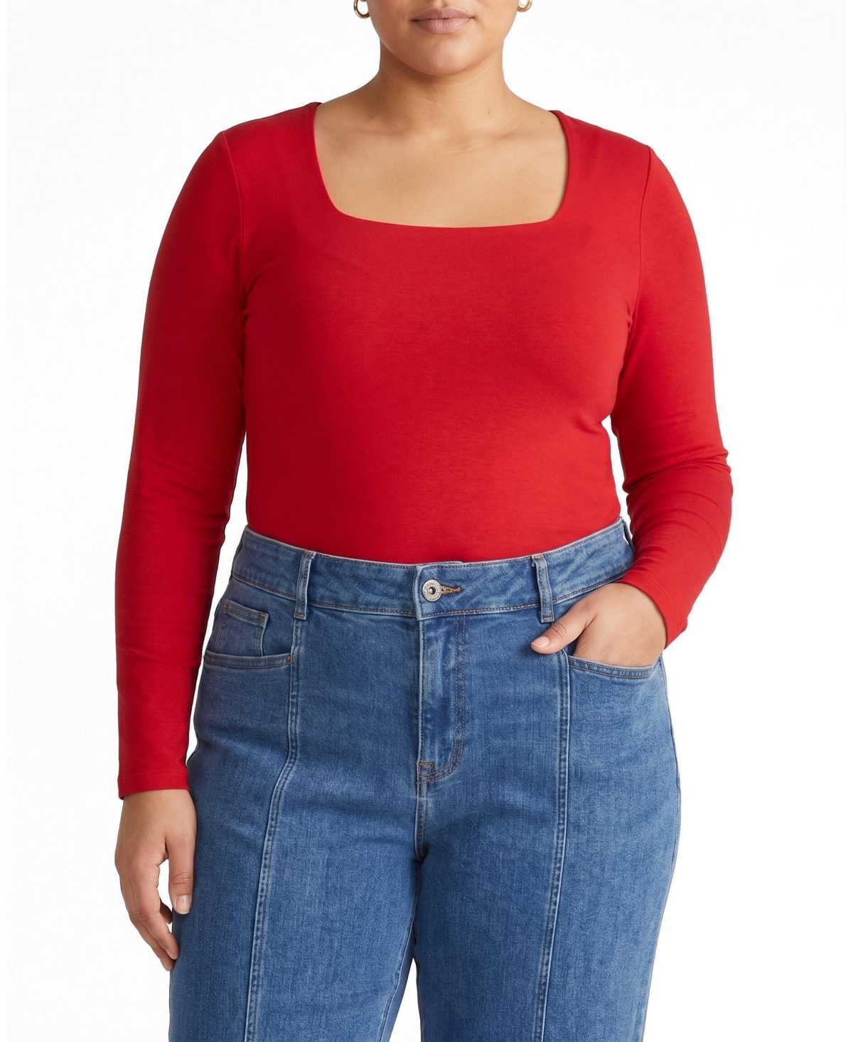 Click here for Universal Standard Plus Size Agatha Liquid Jersey... prices