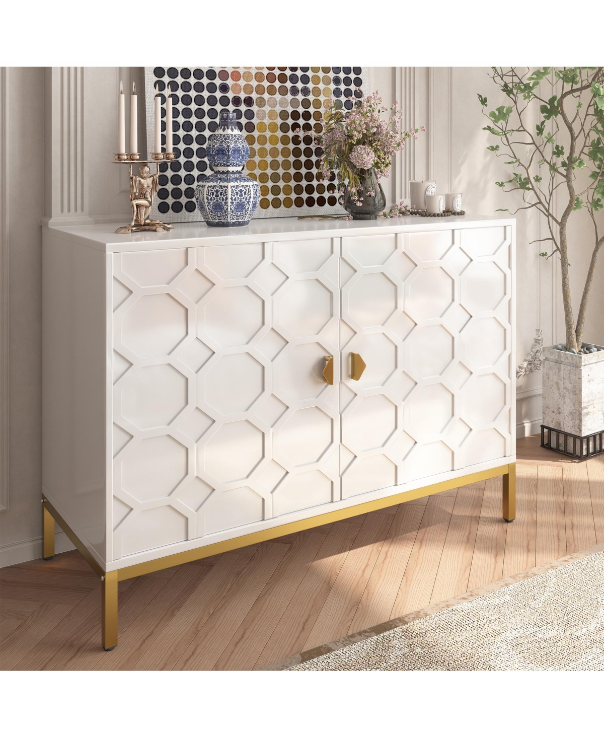 Click here for Clihome Freestanding Storage Cabinet 2-Door Accent... prices
