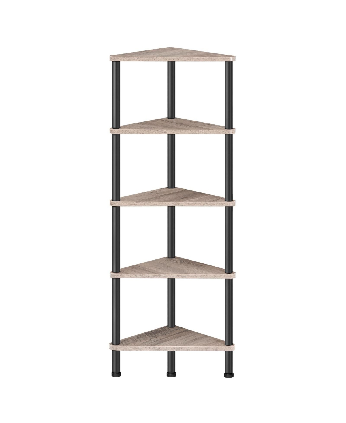 Click here for Slickblue Space-Saving Industrial Corner Bookcase... prices