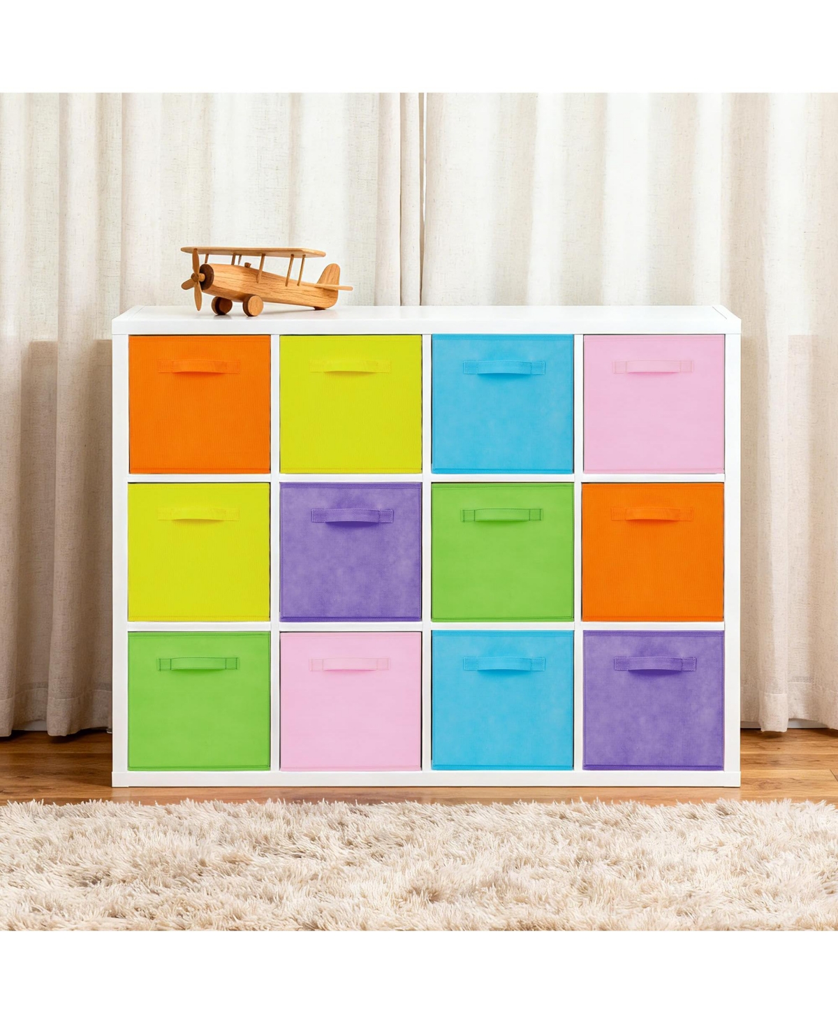 Click here for homfan 12-Pack Collapsible Fabric Storage Cubes  1... prices