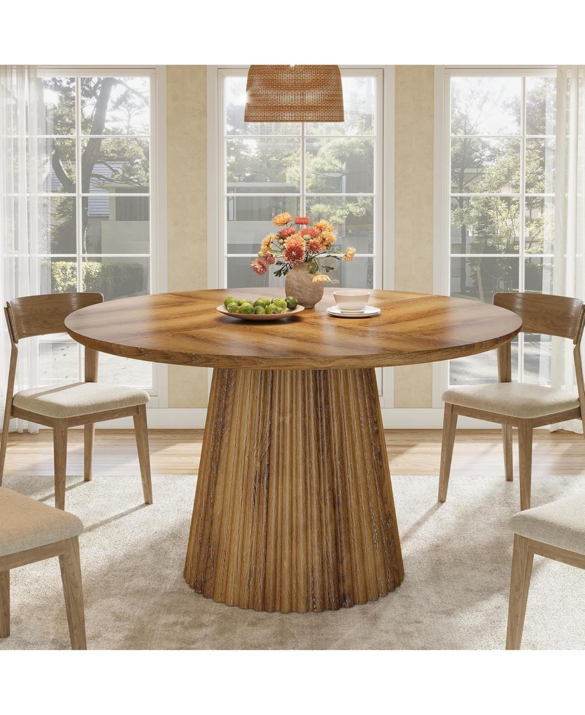 Click here for Tribesigns 47 Inch Round Dining Table for 4 to 6 P... prices