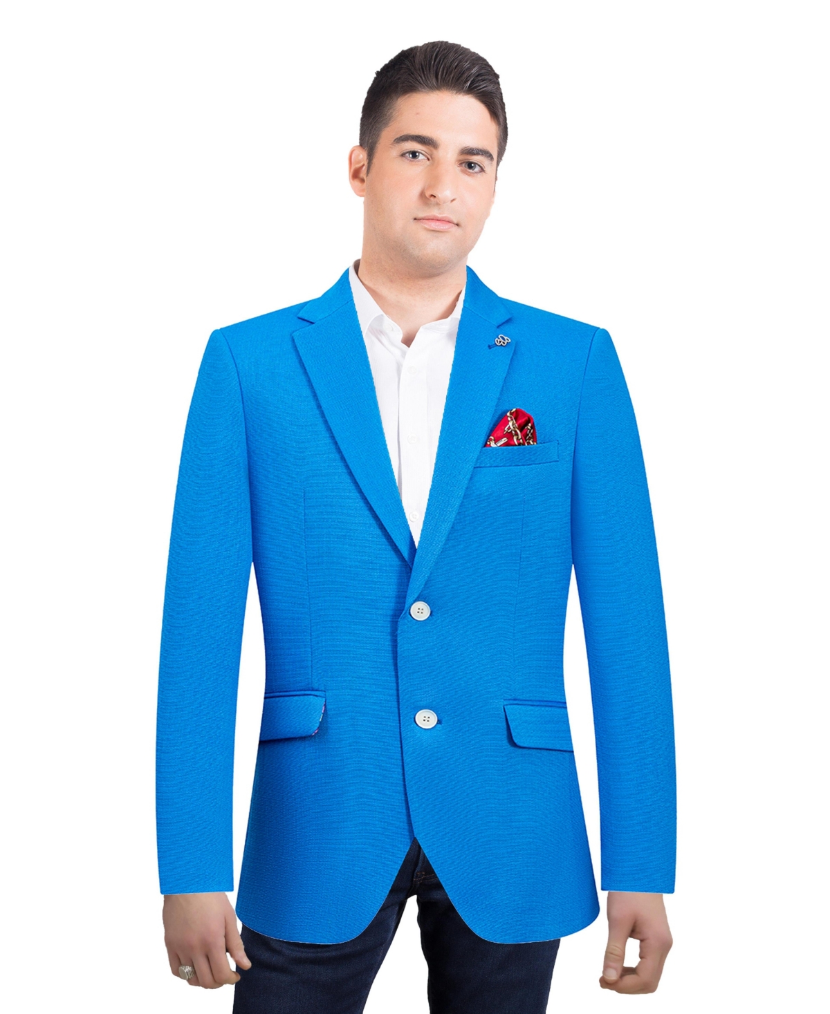Click here for Elie Balleh Mens Slim Fit Solid Blazer Sports Coat... prices