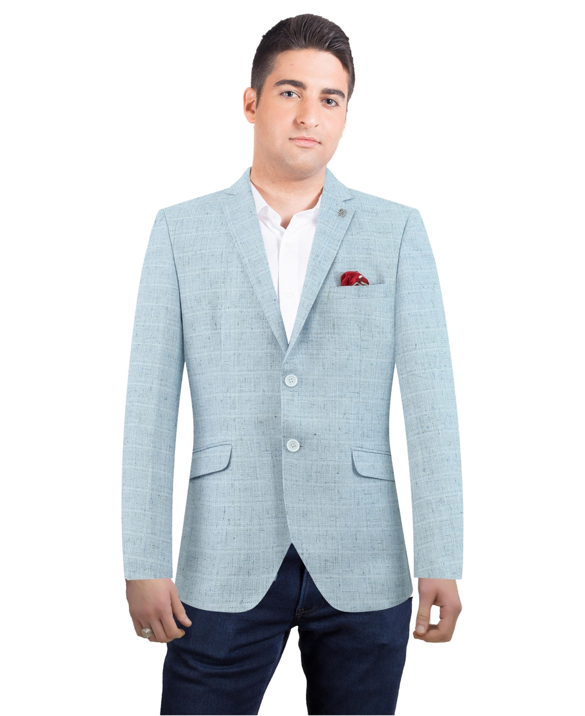 Click here for Elie Balleh Mens Slim Fit Solid Blazer Sports Coat... prices