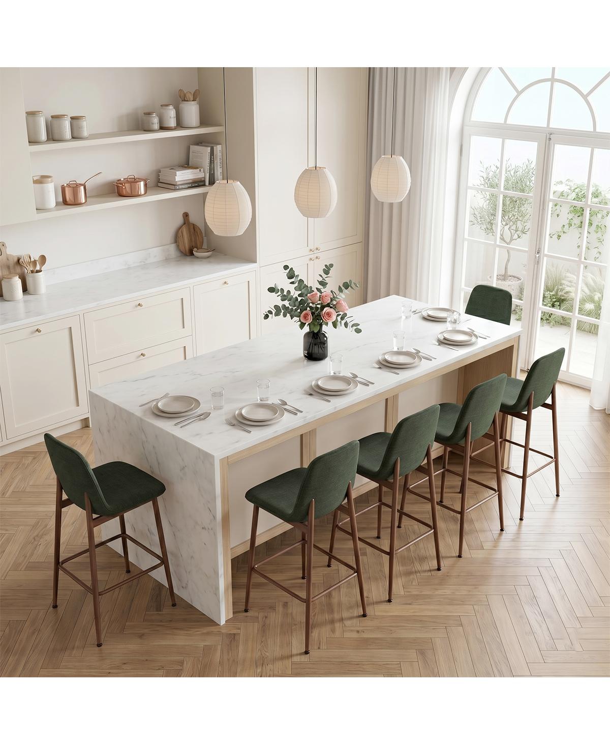 Click here for Maison Boucle Set of 6 Counter Height Stools with... prices